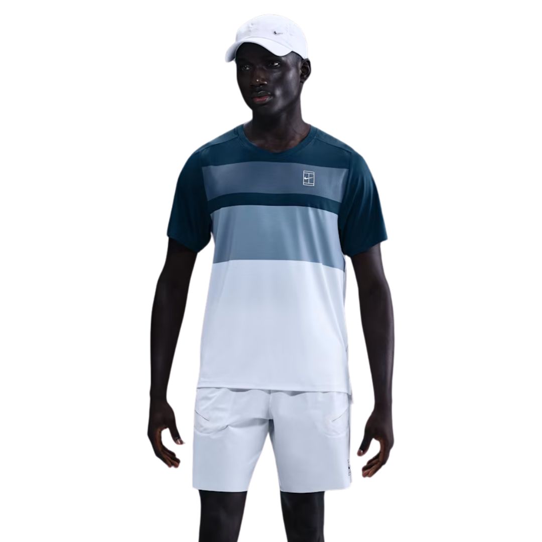 Nike Court Advantage T-shirt Armory Navy - Tennisshoppen